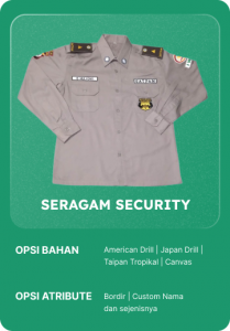 Seragam Security - Landbouw Konveksi